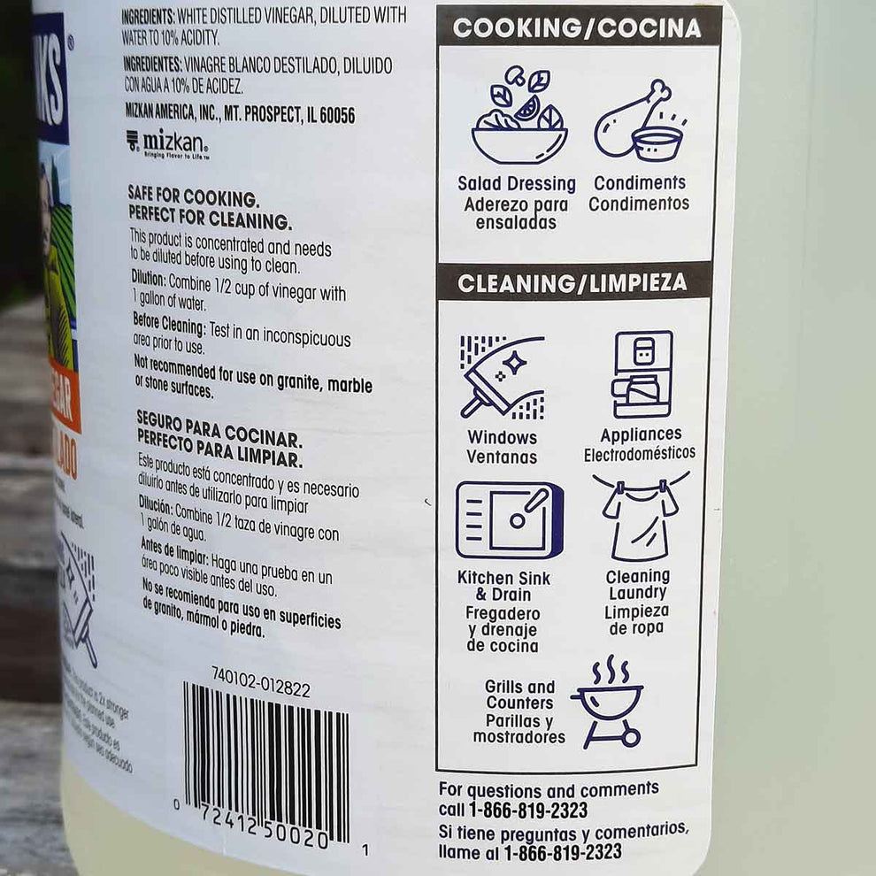 Four Monks 10% Distilled White Vinegar – Garden Variety Organics